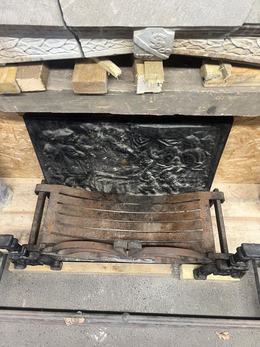 Reclaimed Cast Iron Fireback